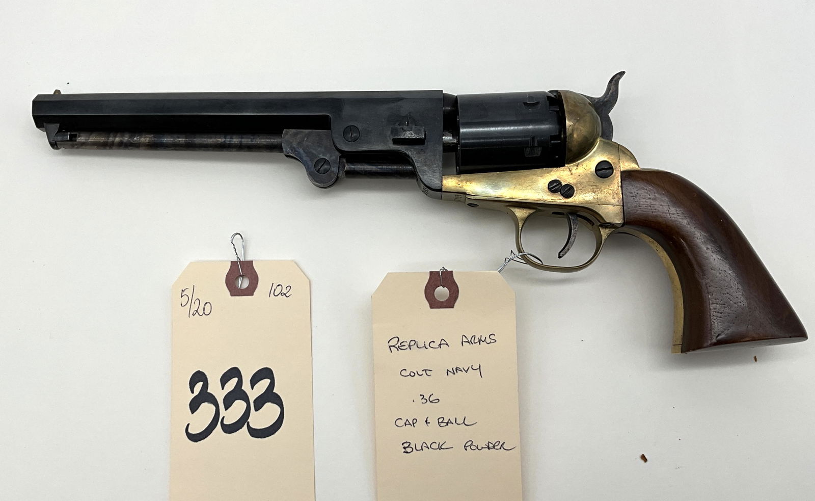 Replica Arms Colt Navy .36 Cap And Ball Black Powder Revolver.