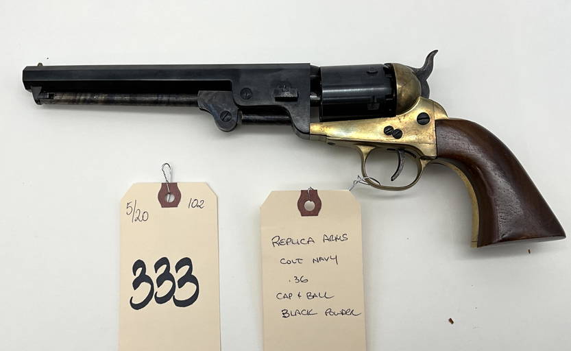 Replica Arms Colt Navy .36 Cap And Ball Black Powder Revolver.