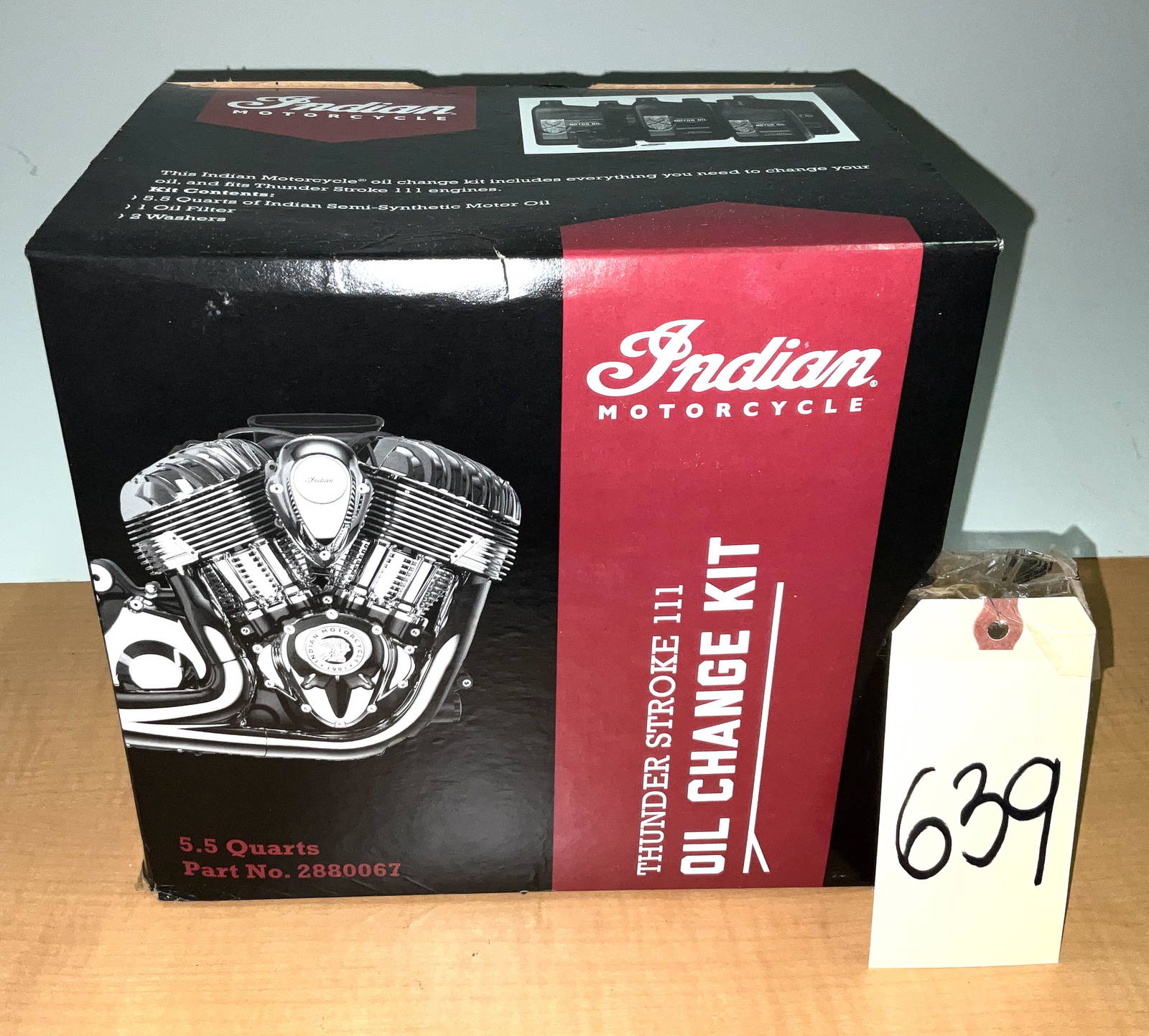 Indian Motorcycle Thunder Stroke 111 Oil Change Kit. 2880067 Auction