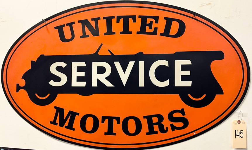 United Service Motors Garage Sign