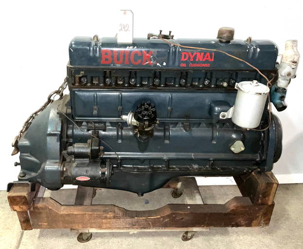 Brady Estate Buick Straight Eight Cylinder Gasoline Engine.