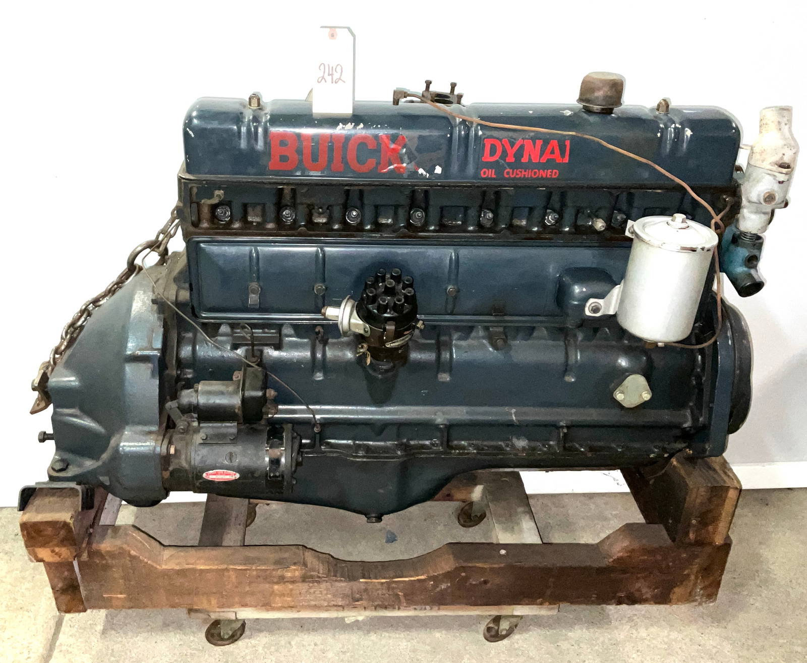 Brady Estate Buick Straight Eight Cylinder Gasoline Engine. Auction