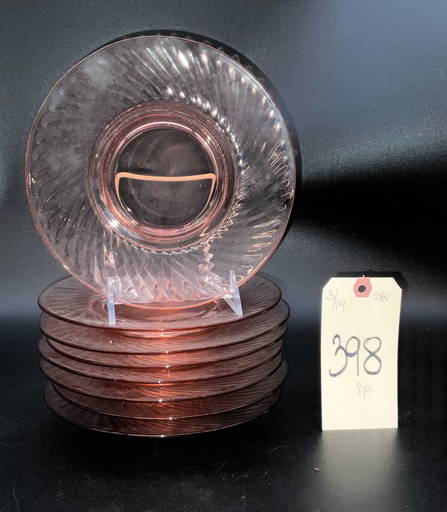 Pink Depression Plates