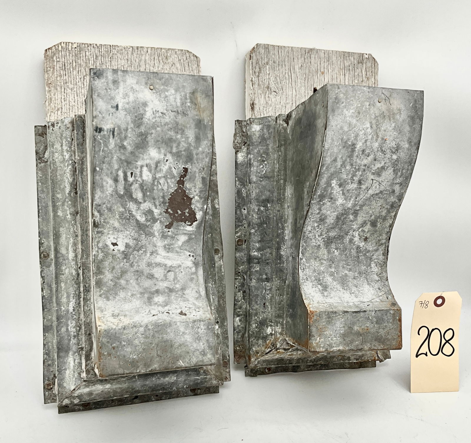 Rustic Tin And Wood Wall Pockets/corbels. - Jul 08, 2025 | Teel ...