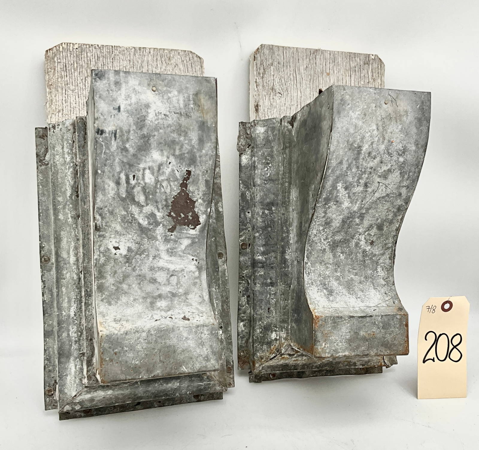 Rustic Tin And Wood Wall Pockets/corbels. - Jul 08, 2025 | Teel ...