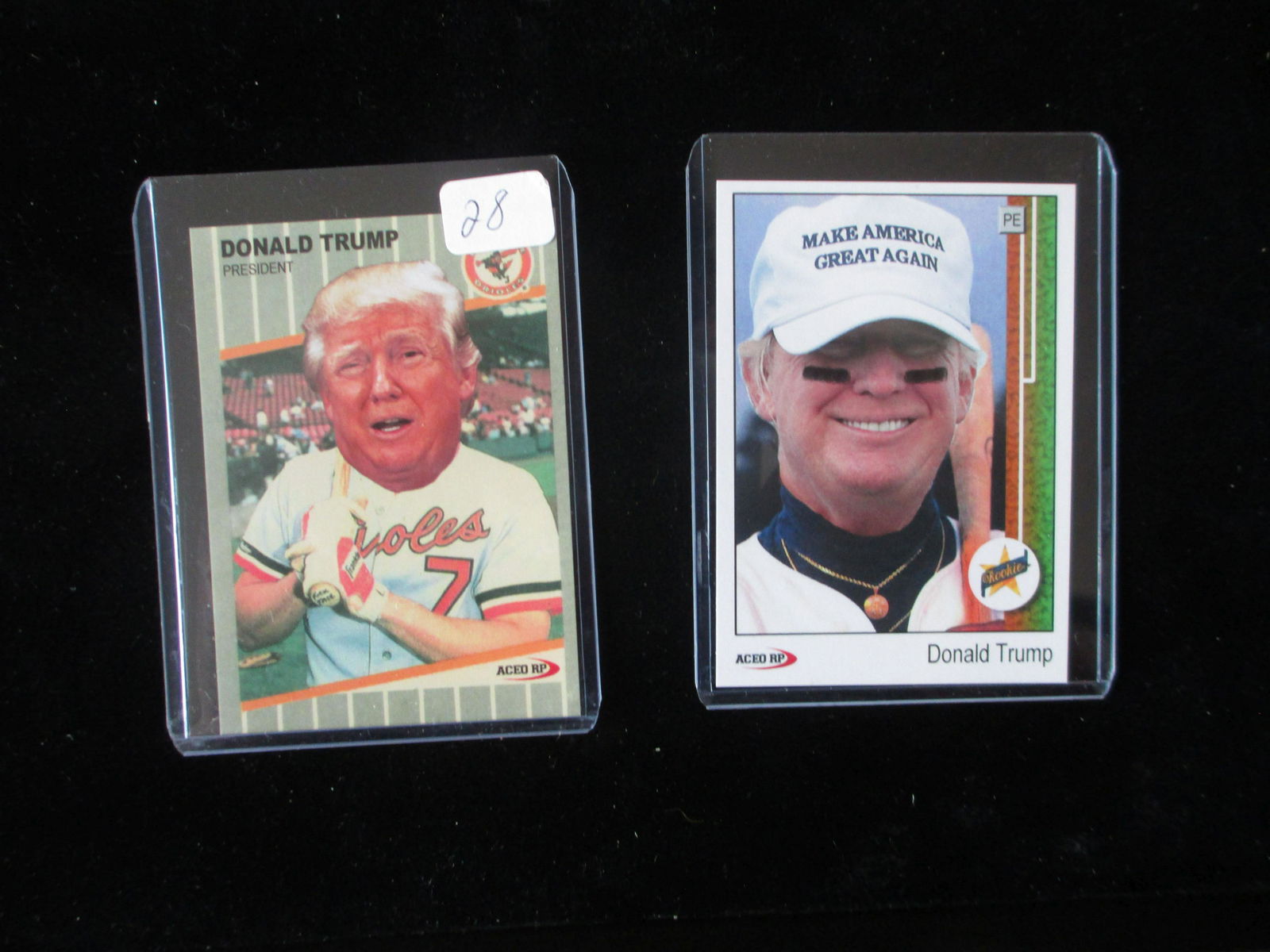 lot of 2 novelty donald trump baseball cards - Mar 23, 2020 | Central ...