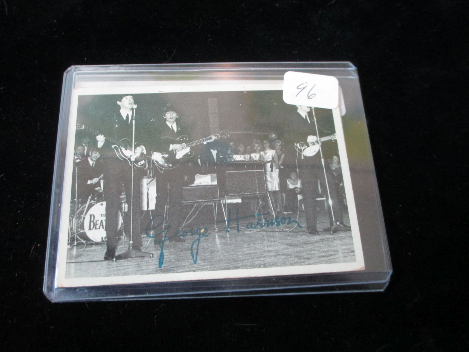 George Harrison 1964 Card No Coa