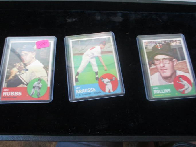 Vintage Ken Hubbs,lew Krausse,rich Rollins