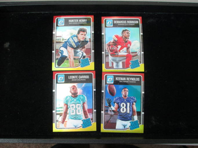 Lot Of 4 Optic Rated Rookie Cards