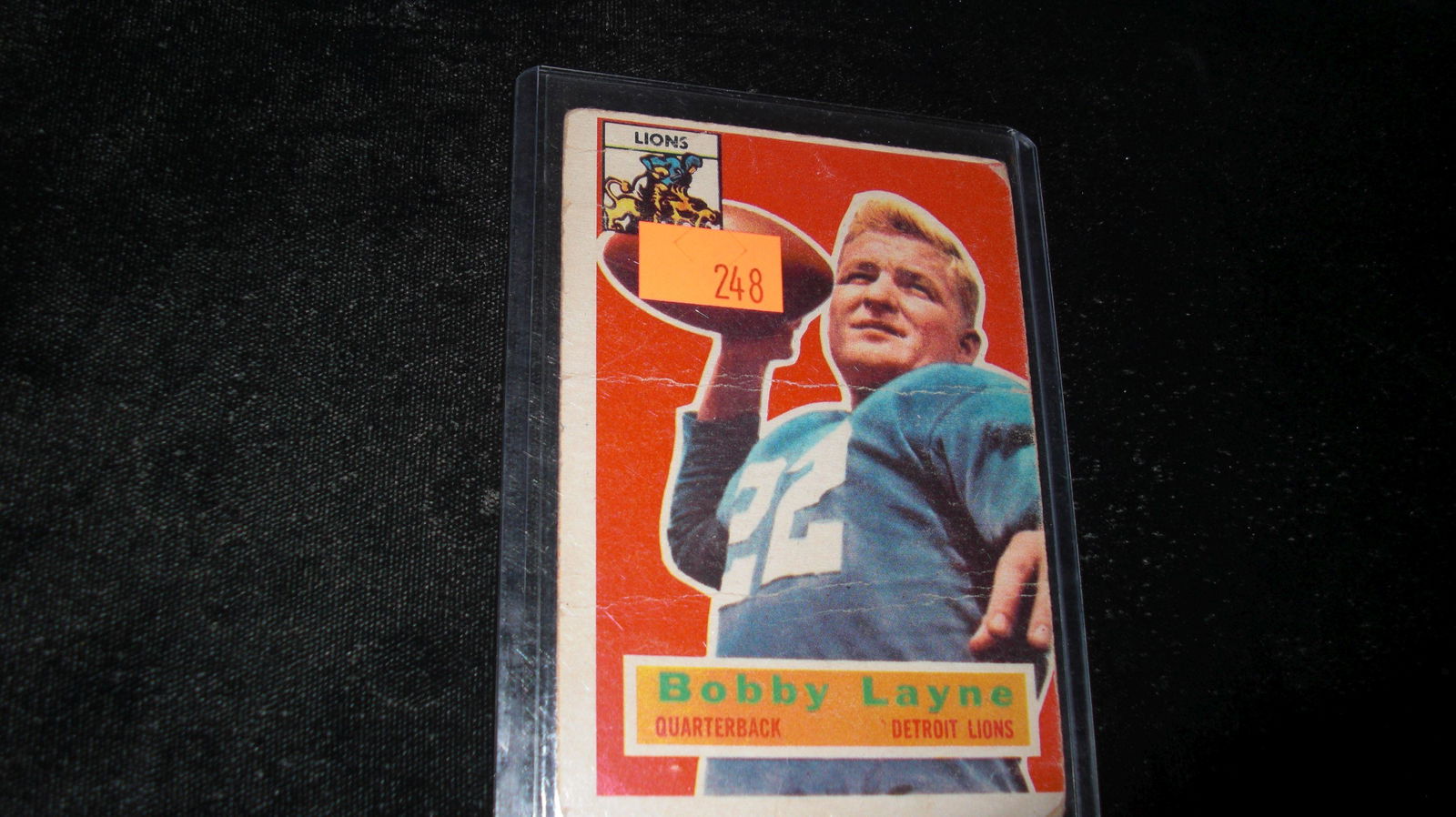 Vintage Bobby Layne Lions