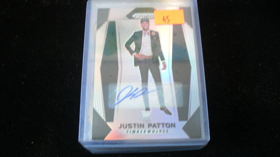 Signature Card Justin Patton Rookie