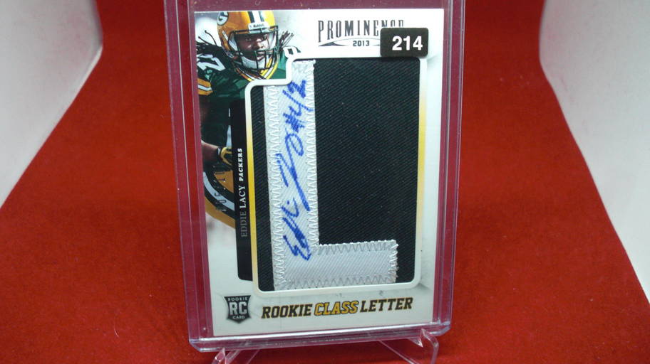Eddie Lacey Signature Patch #005/100 Rookie