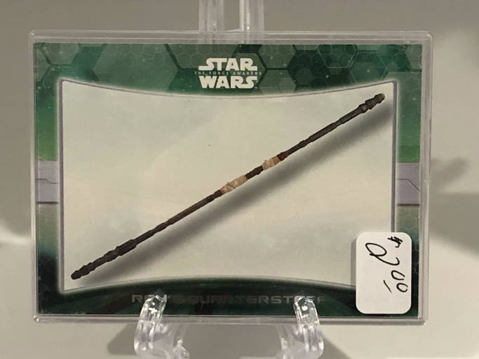 Rey's Quarterstaff Star Wars Card