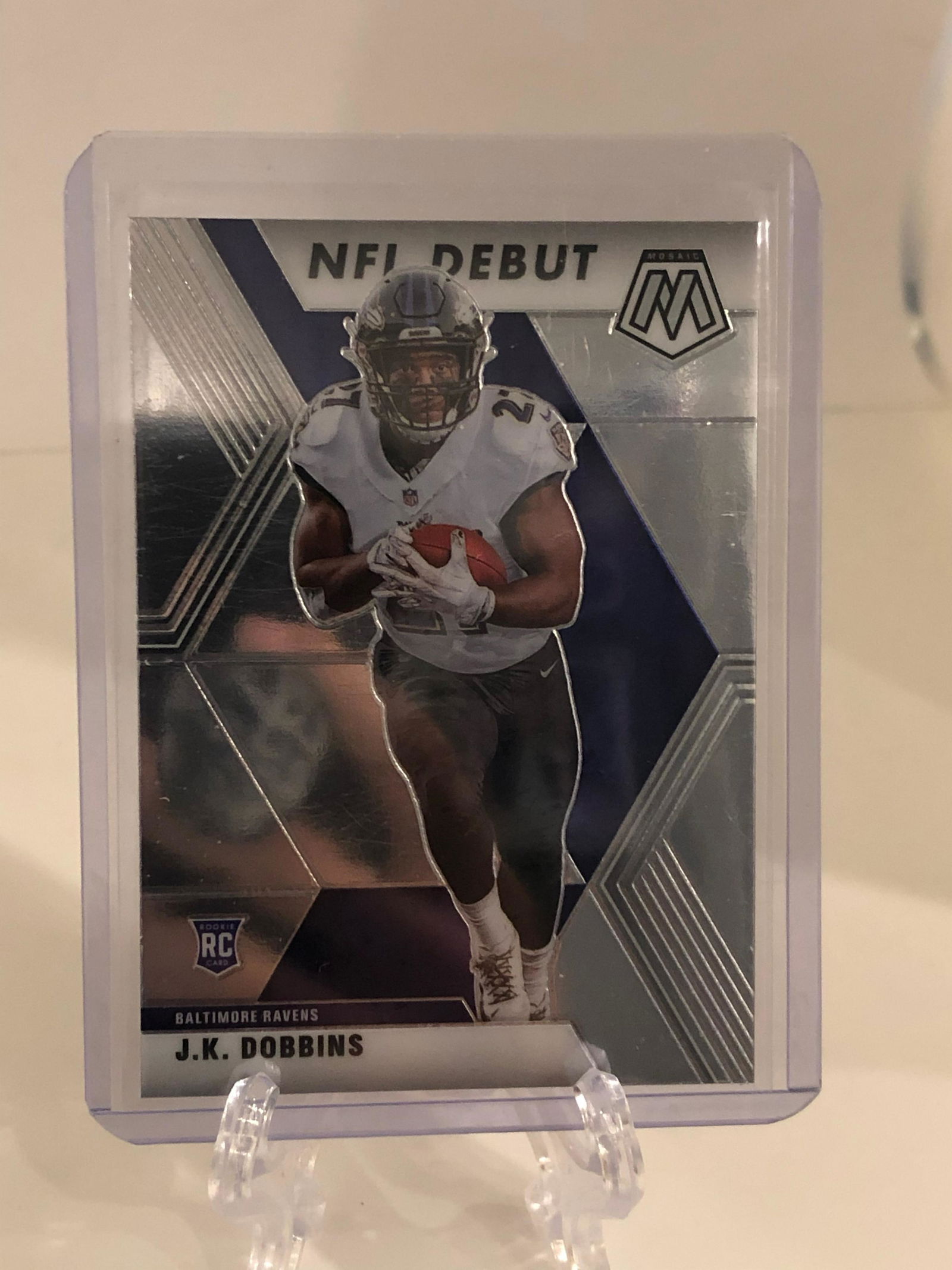 Jk Dobbins Panini Mosaics Nfl Debut Rookie Card