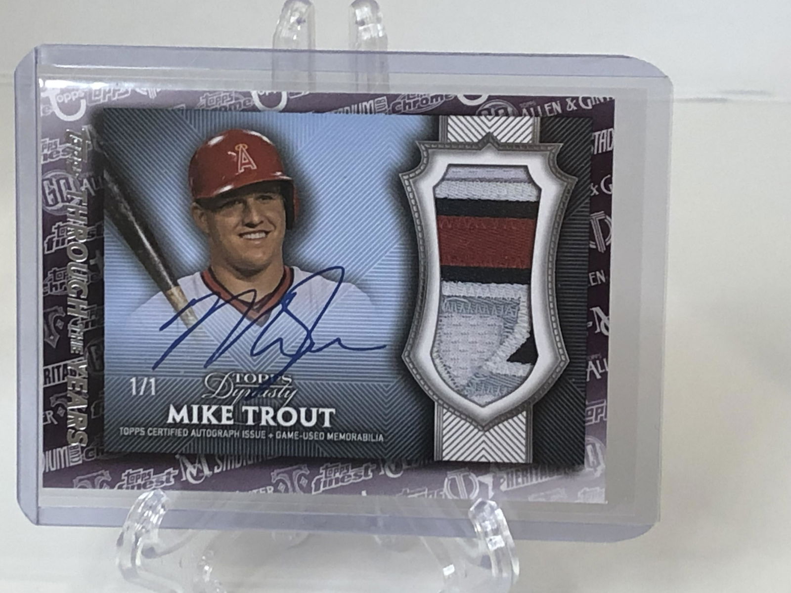 Facsimile Mike Trout Card