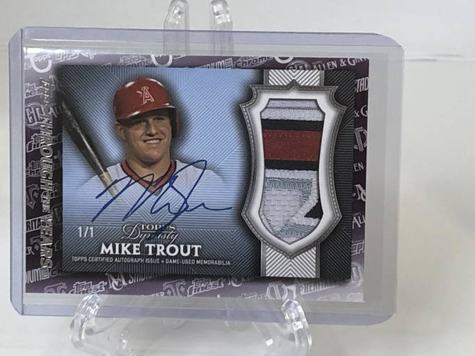 Facsimile Mike Trout Card