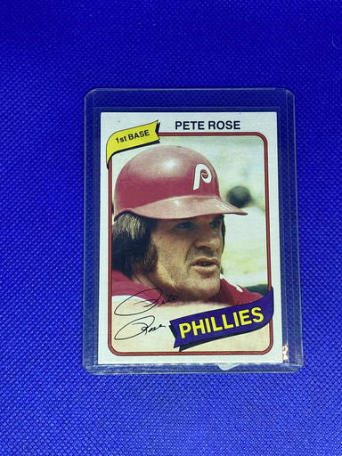Pete Rose Baseball Card