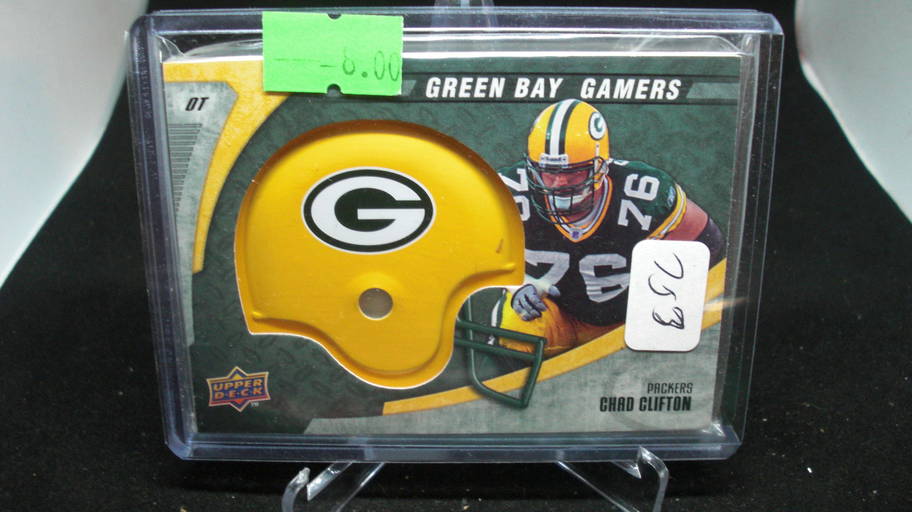 Chad Clifton Packers Helmet Card