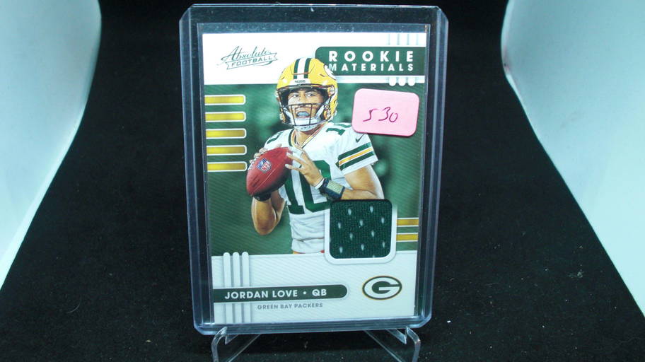 Jordan Love Rookie Jersey Card
