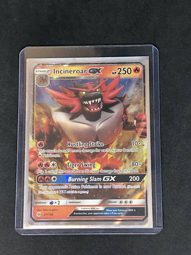 Incineroar Gx Pokemon Card