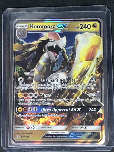 Kommo O Gx Pokemon Card