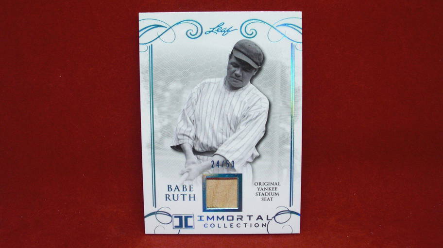 Babe Ruth Immortal Collection Relic 24/50
