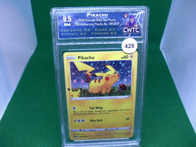 Cwtc Graded 9 5 Shiny Pikachu Card