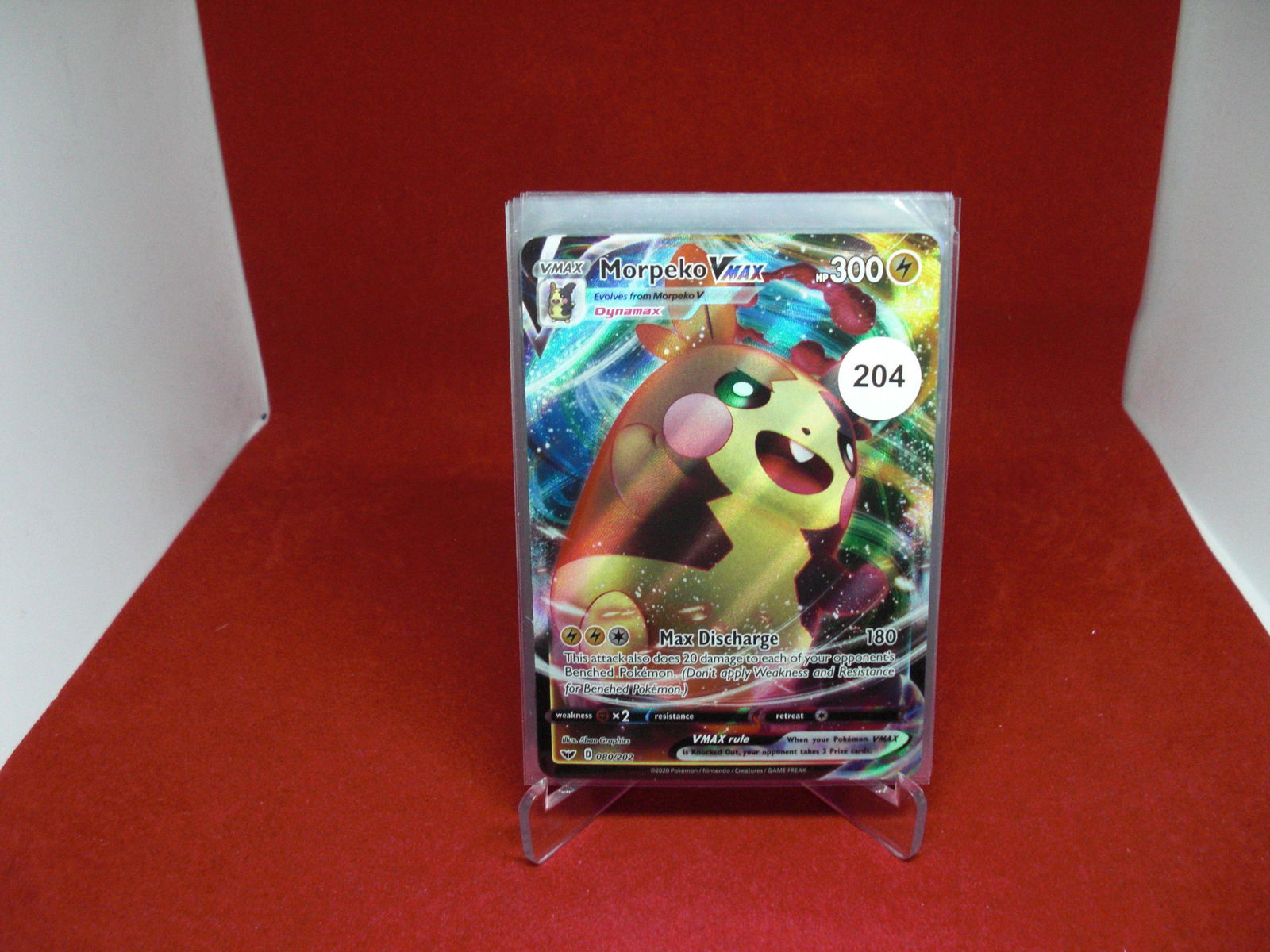 Pokemon Card Morpeko Vmax