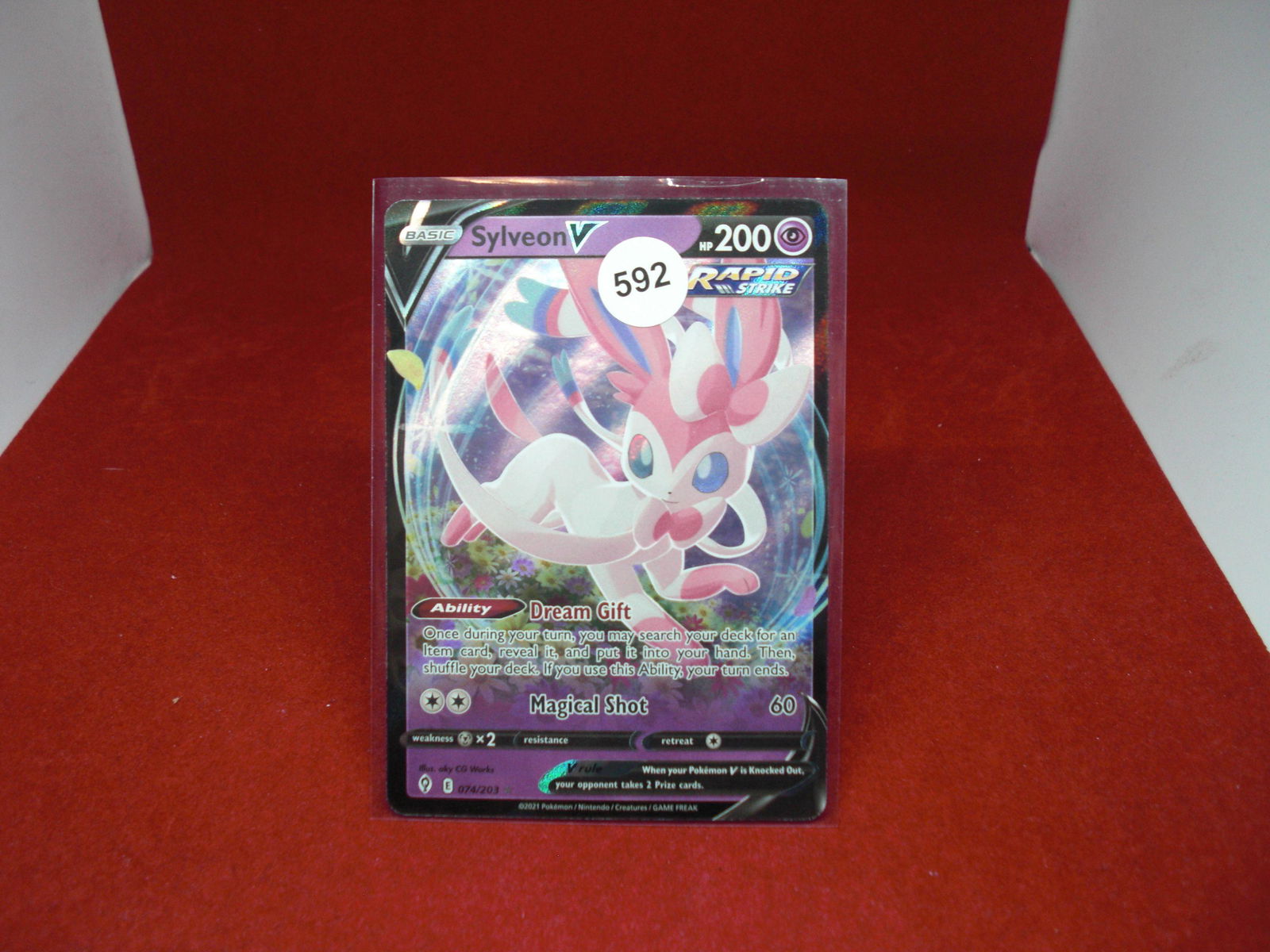 Sylveon V Pokemon Card
