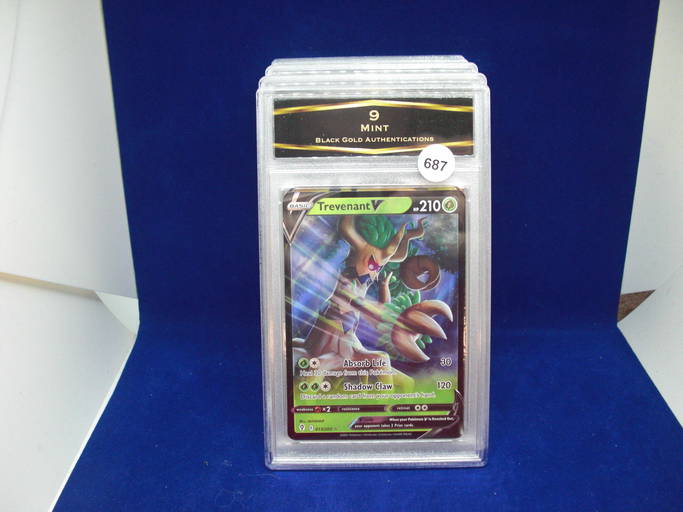Bga 9 Mint Pokemon Card Trevenent