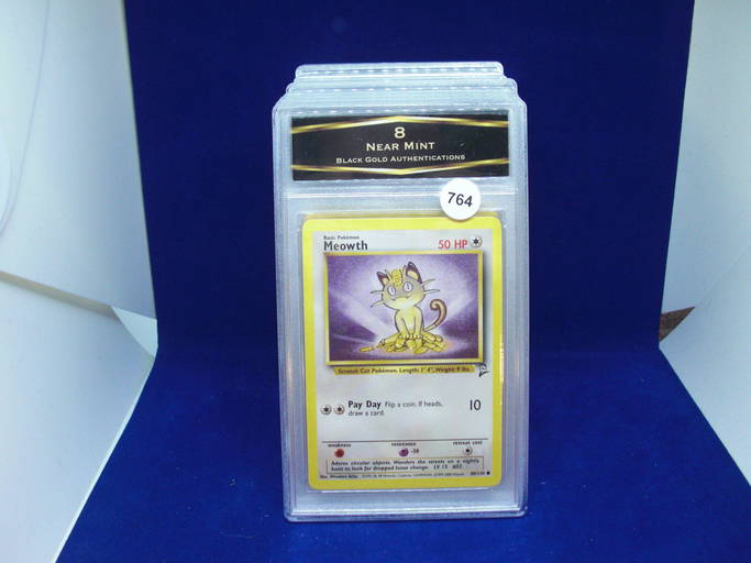Bga 8 Meowth Pokemon Card