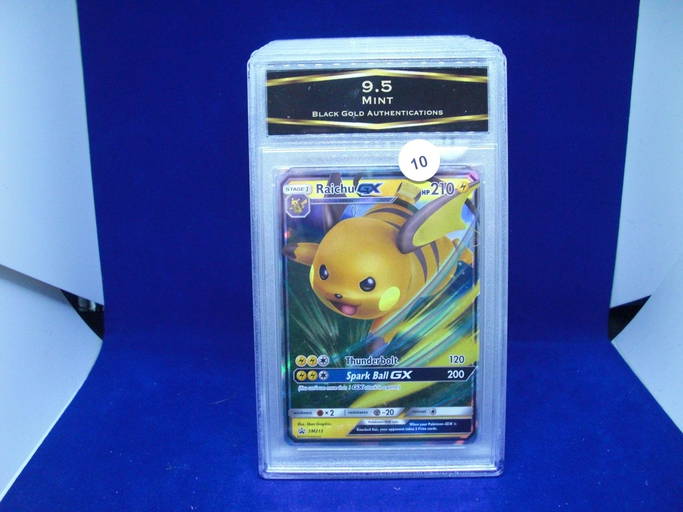 Bga 9.5 Raichu Gx Pokemon Card