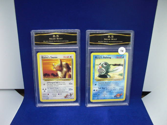 Lot Of 2 Bga 8.5 Pokemon Cards