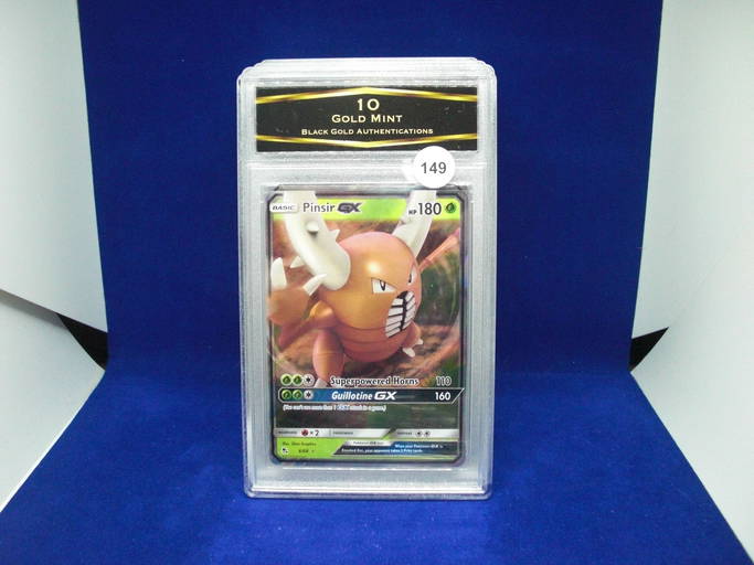 Bga 10 Gold Mint Pinsir Gx Pokemon