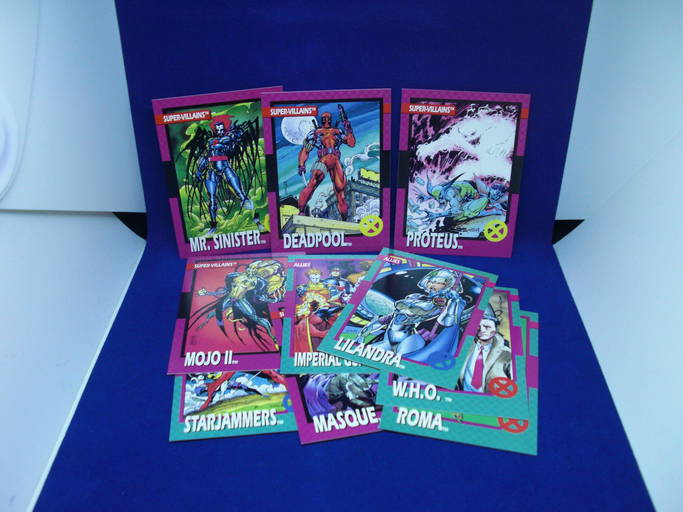 Lot Of 10 1992 Marvel Comic Cards