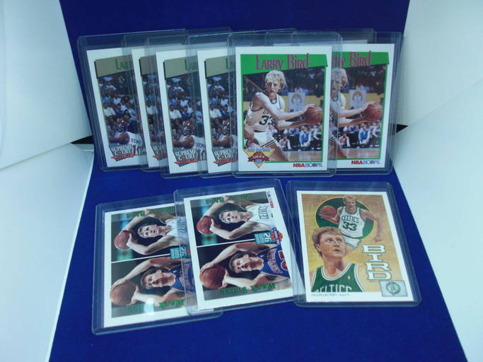 Lot Of 10 Larry Bird Cards