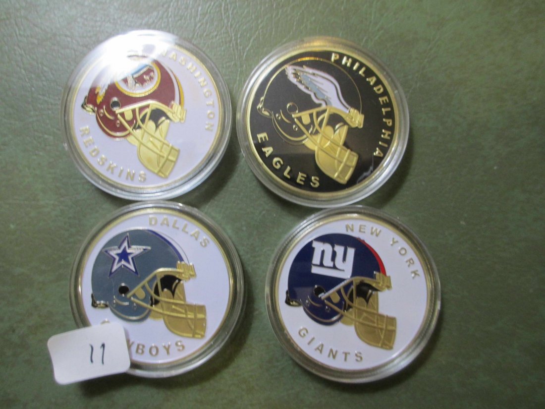 Nfc East Nfl Challenge Coin Set