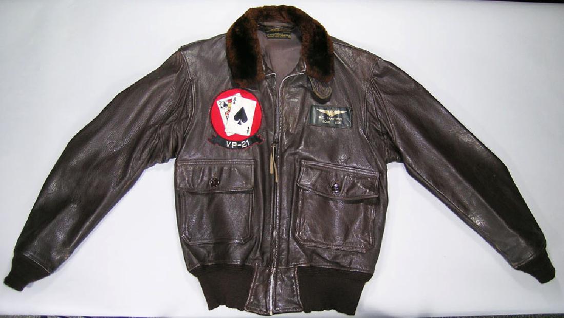 VP-21 Korean War Era Leather Flight Jacket
