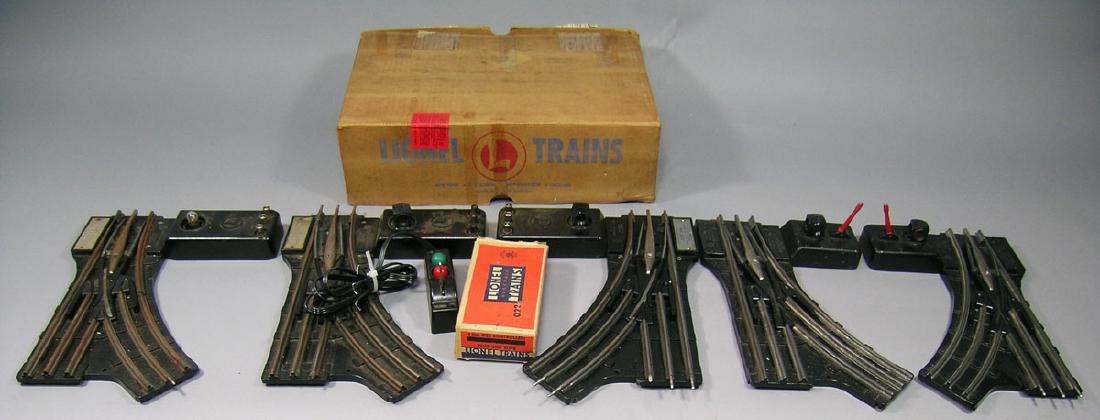 Five Lionel O Gauge Switches