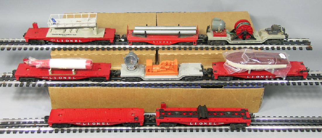 Eight Lionel Freight Cars