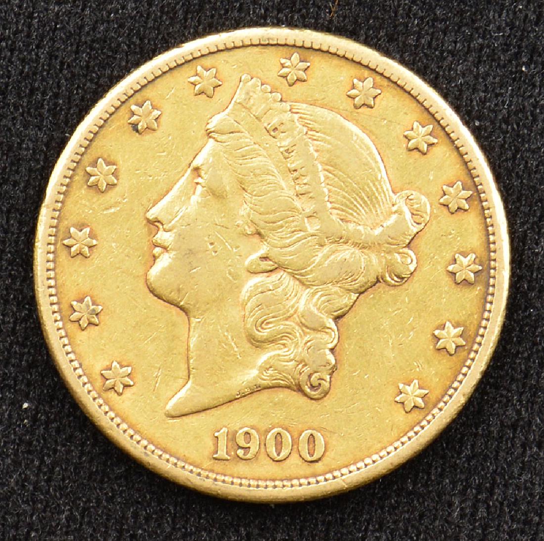 1900-S Liberty Head Double Eagle ($20) Gold Coin