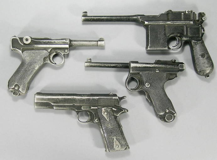 Four World War Ii Us Military Pistol Identification