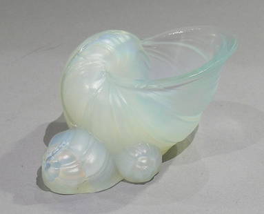 Sabino Opalescent Art Glass Owl