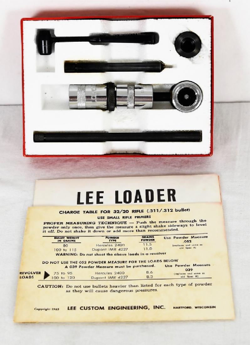 Three LEE Loader .44 special hand reloading Kits