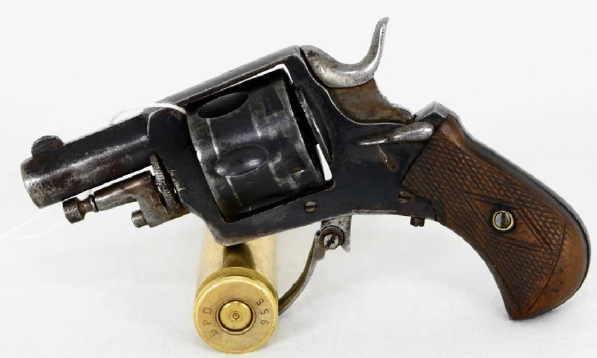 Antique Belgian British Bulldog Revolver .320 Cf