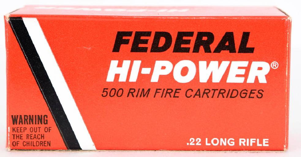 500 Rimfire Federal Hi Power .22 Lr Ammo