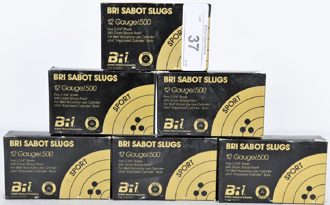30 BRI Sabot Slugs 12 Gauge/.500