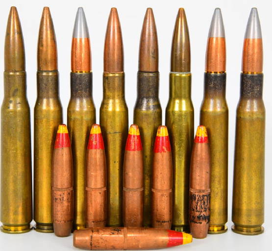 .50 Bmg Ammo Lot W/ M42 Spotter/tracer Projo's