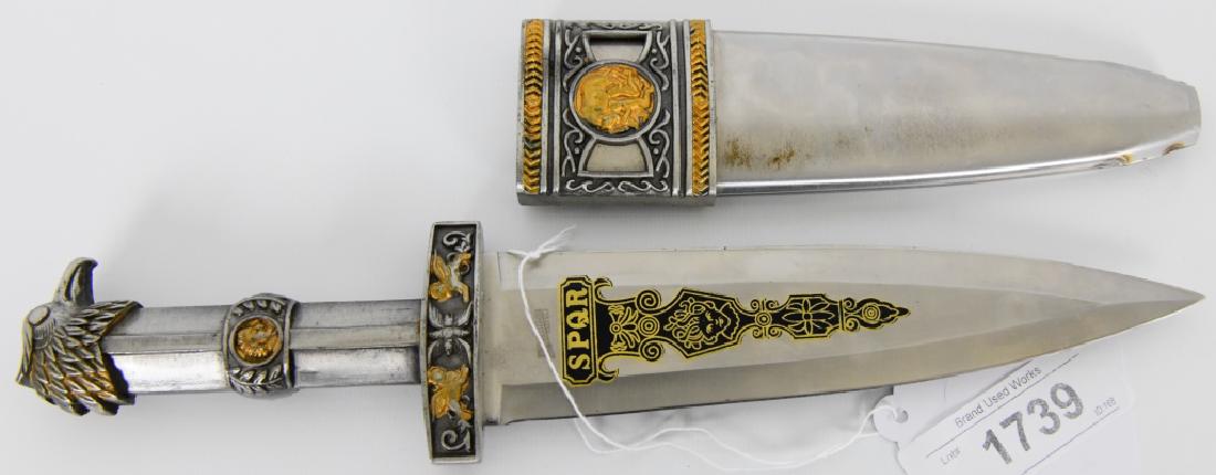 Roman Spqr Dagger With Matching Sheath 31 Cm