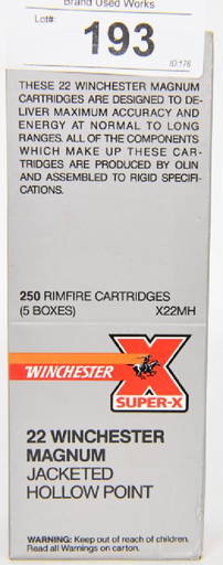 250 Rds Of Winchester Super X .22 Win Magnum